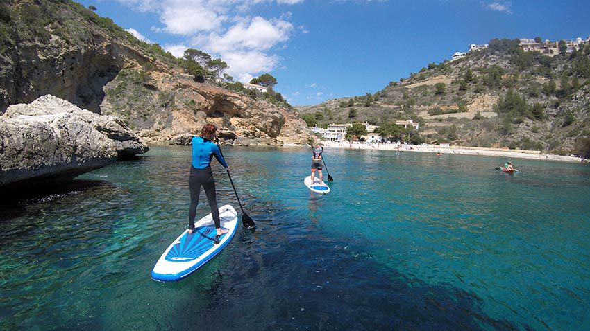 SUP Trip Javea Cuevas y Calas - Paddle Surf - Happy Erasmus Valencia