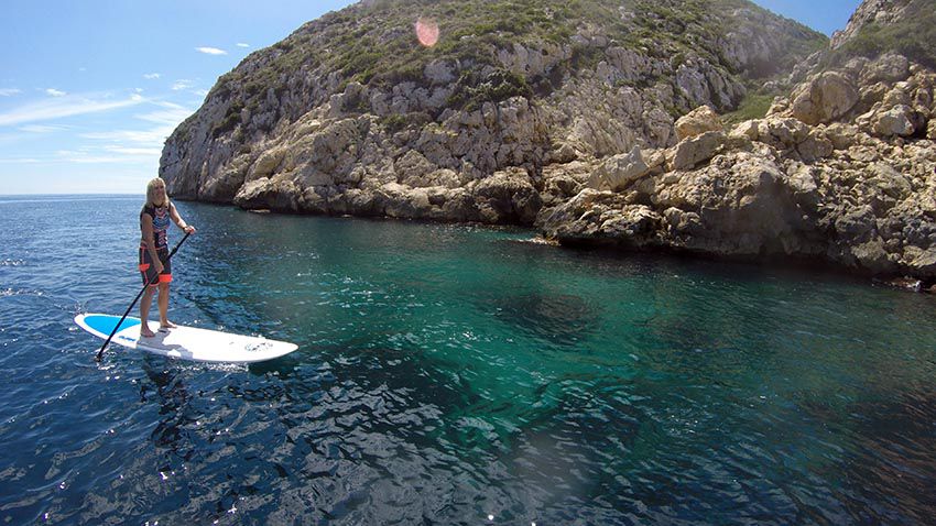 SUP Trip Javea Cuevas y Calas - Paddle Surf - Happy Erasmus Valencia