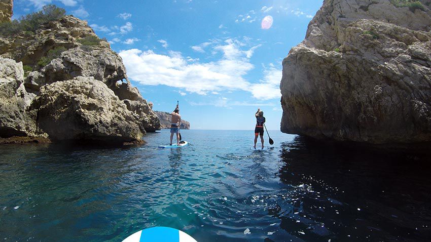 SUP Trip Javea Cuevas y Calas - Paddle Surf - Happy Erasmus Valencia